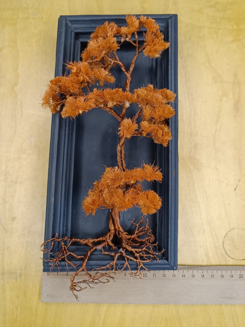 Copper Wall Bonsai Hanging Wall Bonsai Tree Handmade Wall Decor - Etsy