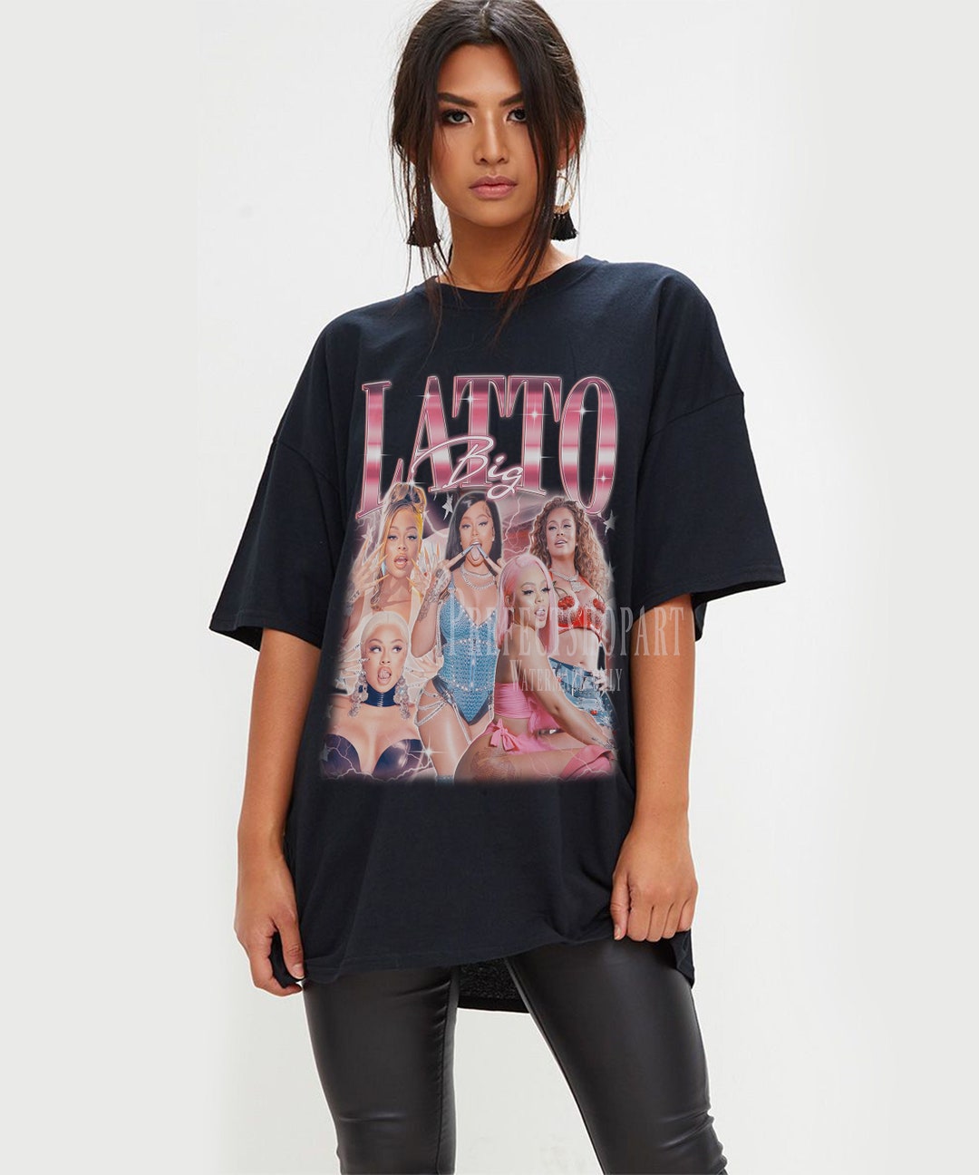 RETRO BIG LATTO Shirt, Latto Big Energy Rap Shirt, Big Latto the ...