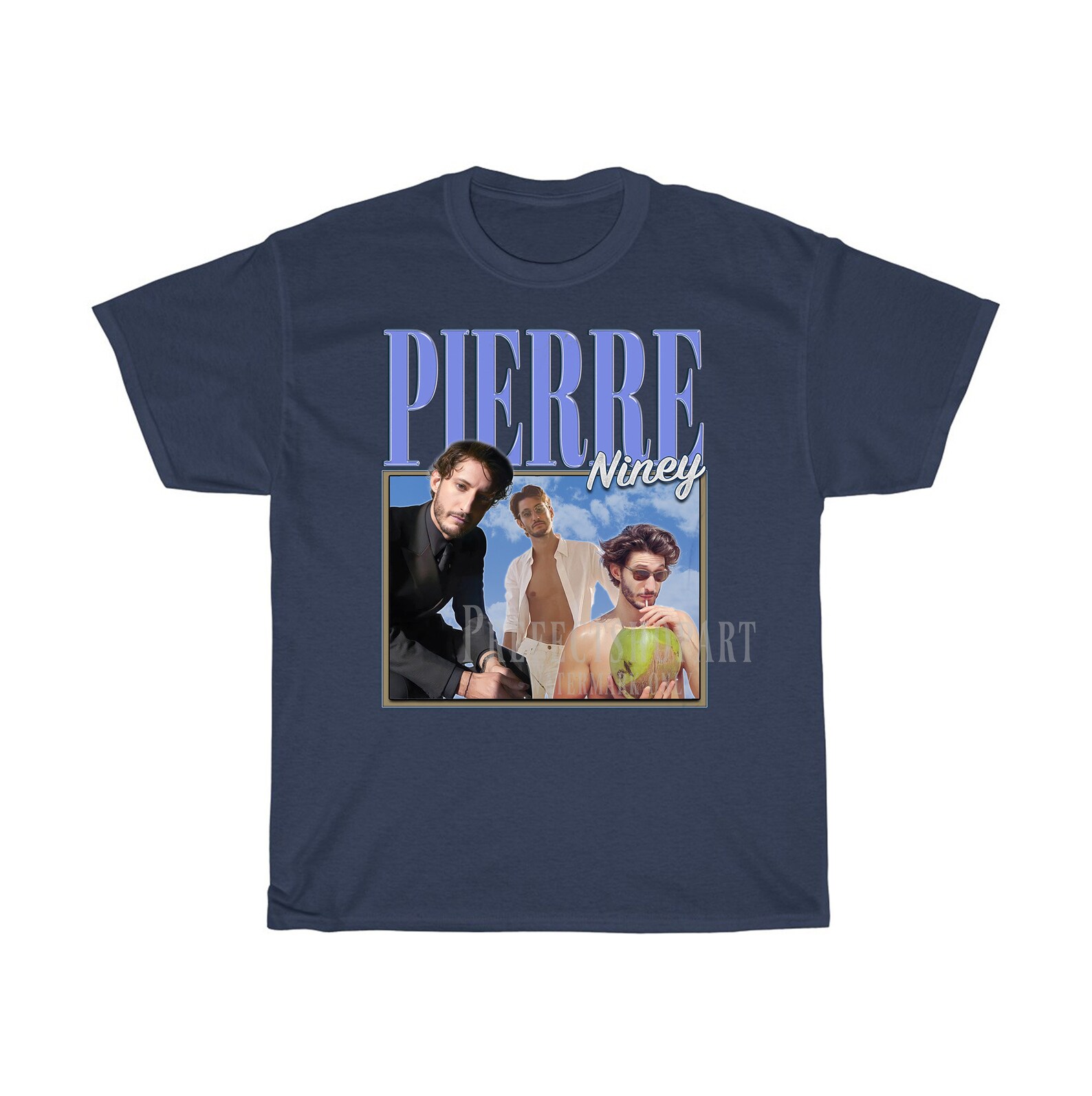 Chemise vintage PIERRE NINEY, T-shirt hommage Pierre Niney, T-shirt Fan ...