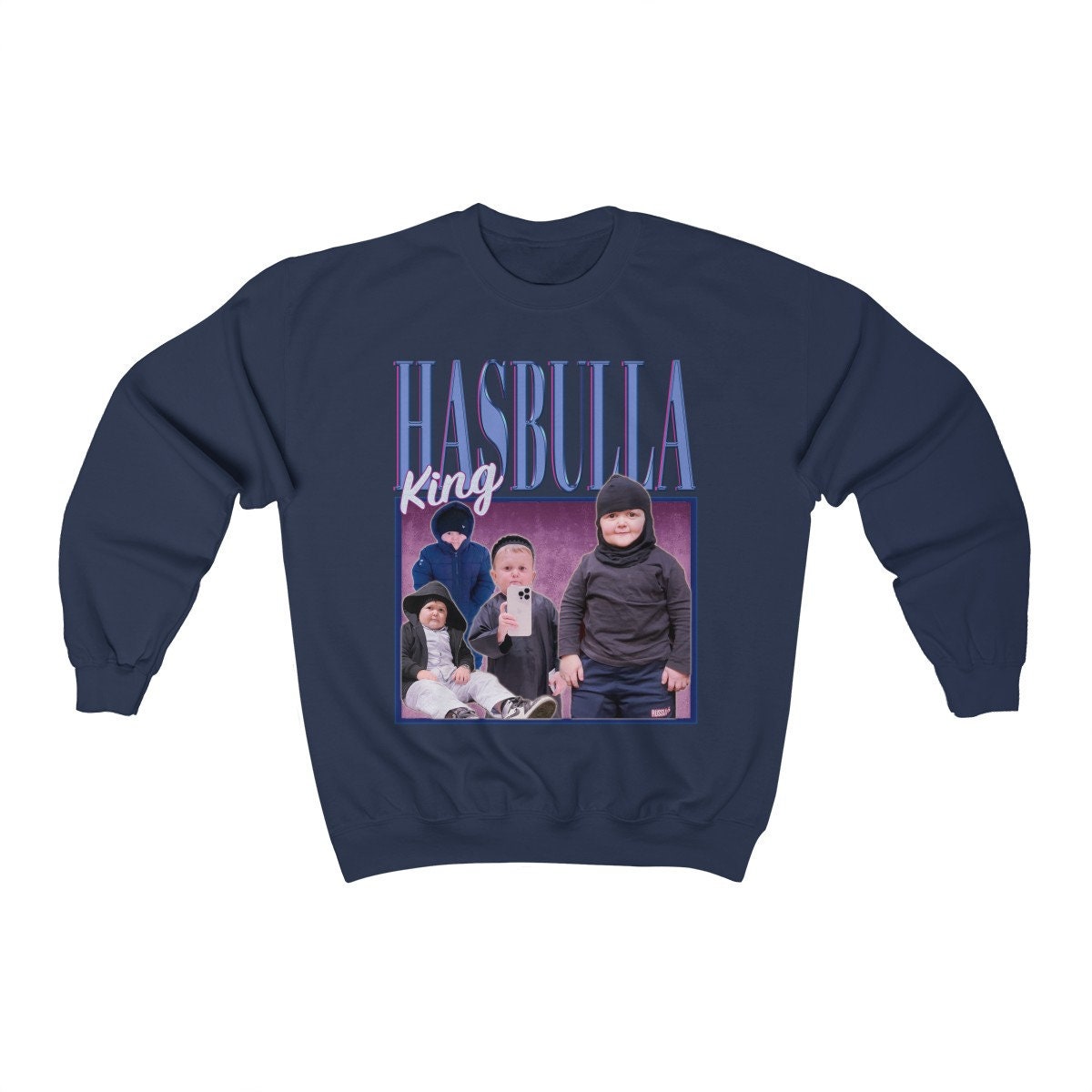 King Hasbulla Retro Sweatshirt, King Hasbulla Homage Sweatshirt ...