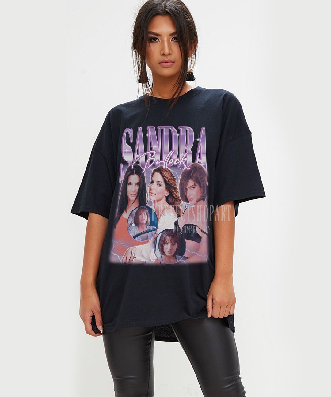 SANDRA BULLOCK Shirt, Sandra Bullock Homage Tshirt, Sandra Bullock Fan ...