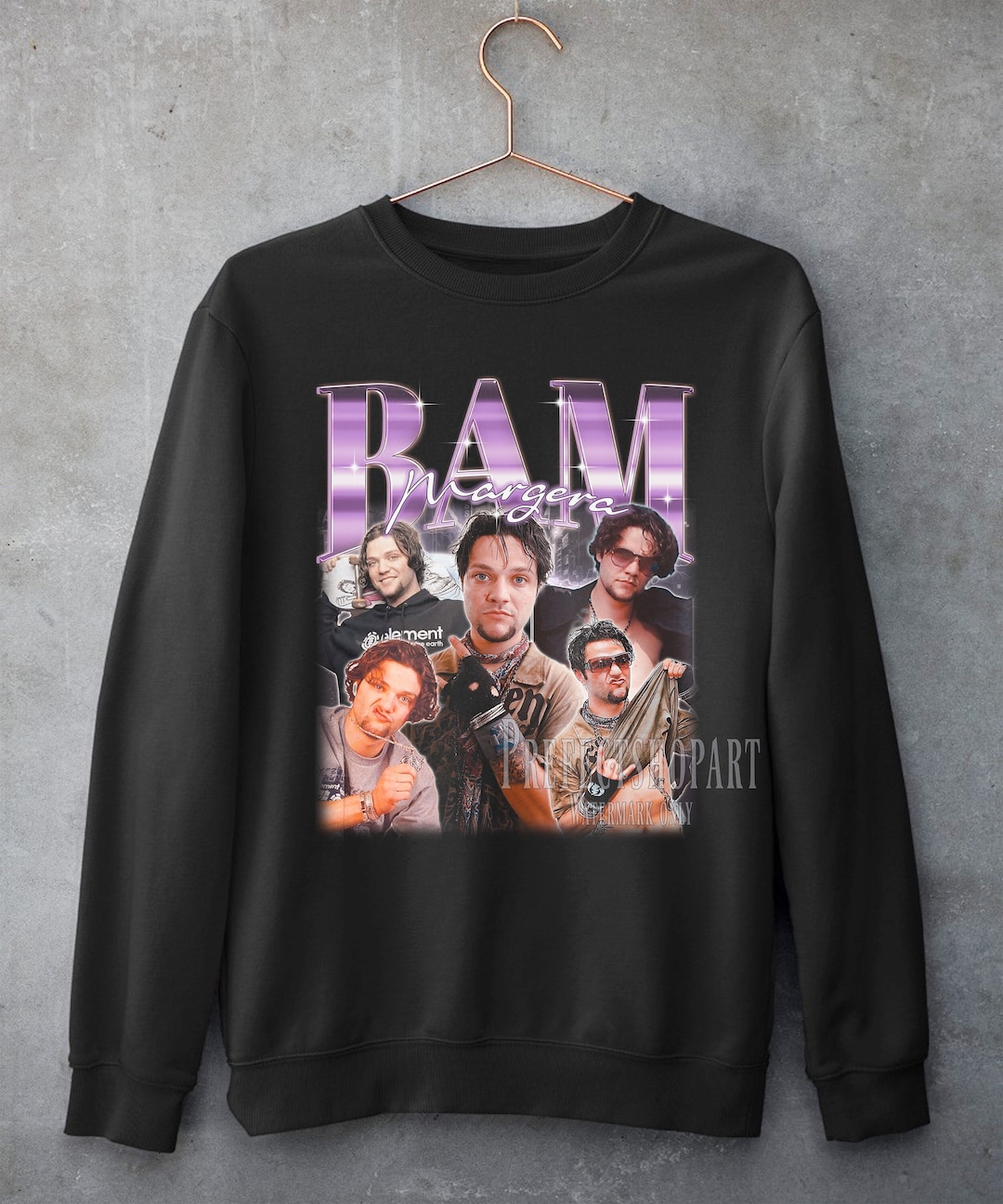 BAM MARGERA Vintage Sweatshirt, Bam Margera Homage Sweatshirt, Bam ...