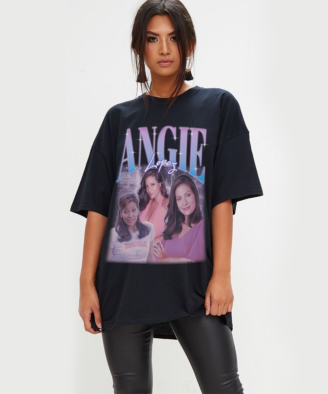 ANGIE LOPEZ Vintage Shirt, Angie Lopez Homage Tshirt, Angie Lopez Fan ...