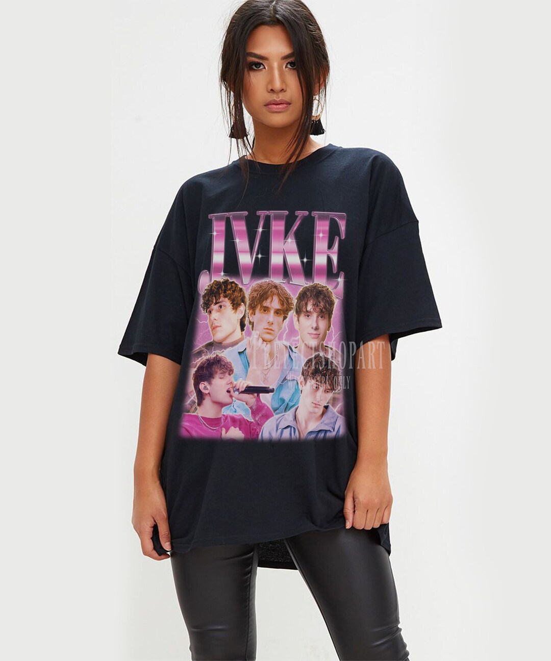 JVKE Jake Retro T-shirt - JVKE Vintage 90's Tee, Jvke Long Sleeve Shirt ...