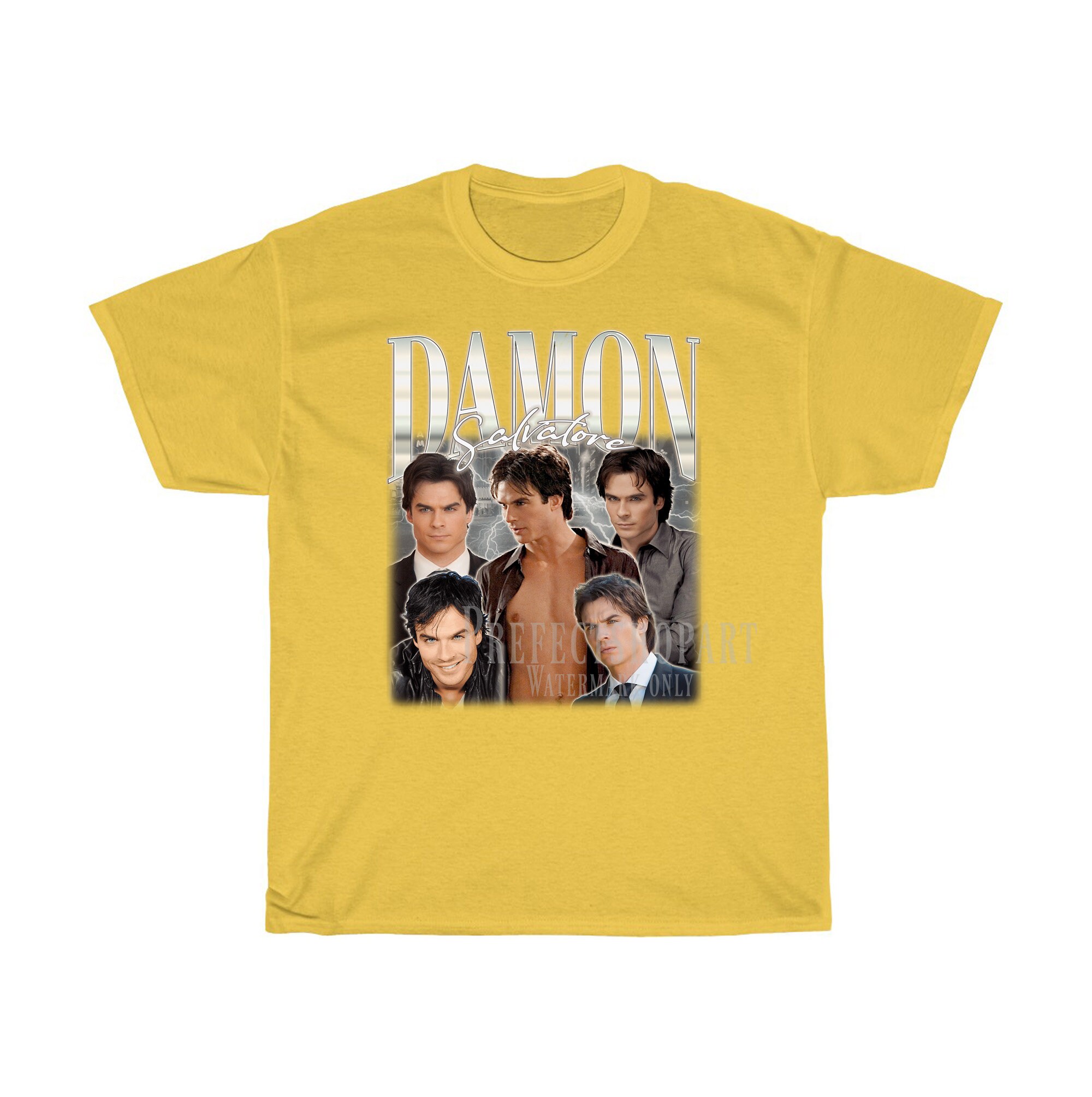 DAMON SALVATORE Retro Shirt, Damon Salvatore Bootleg T-shirt, Vintage ...