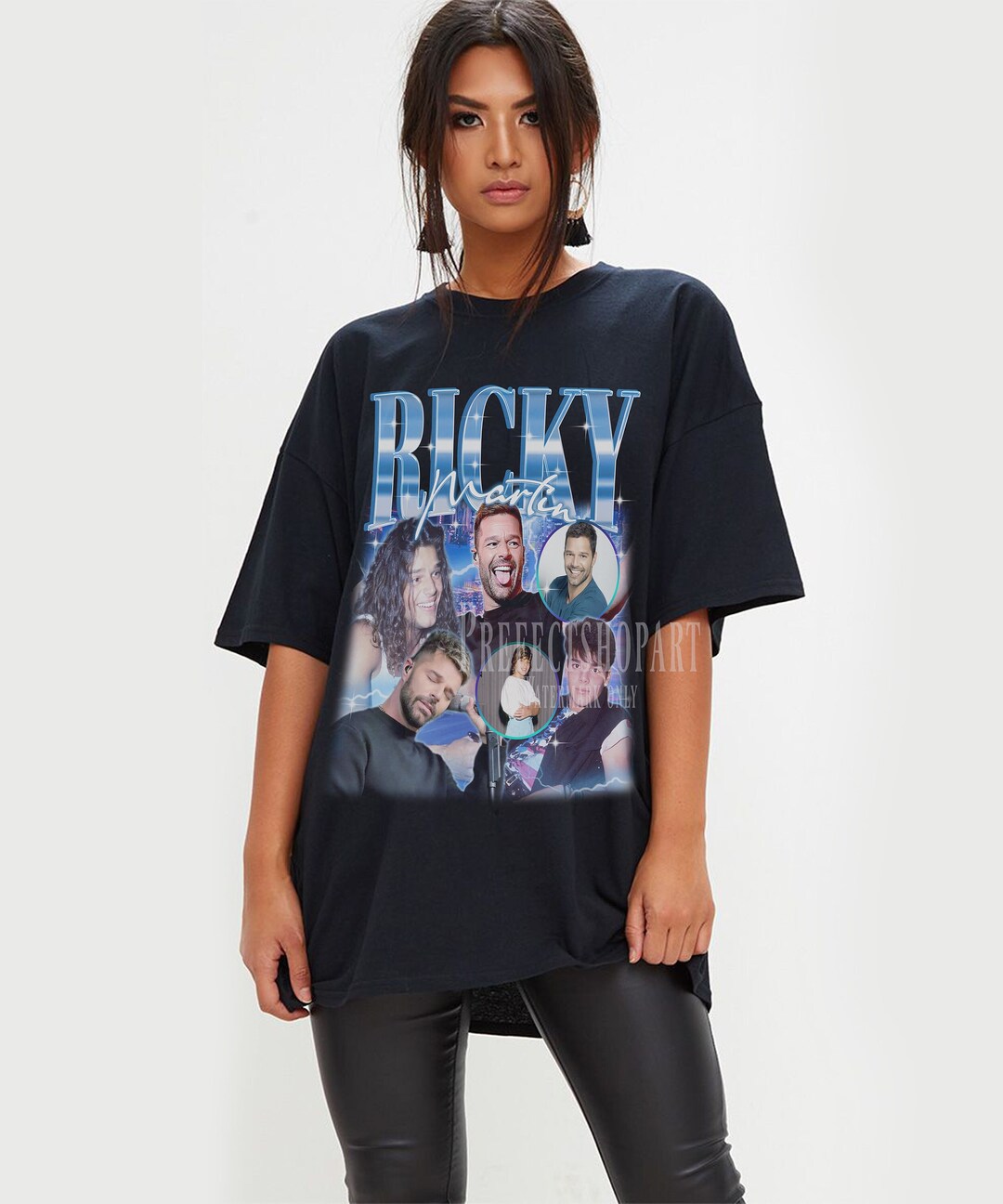 RICKY MARTIN Vintage Shirt, Ricky Martin Homage Tshirt, Ricky Martin ...