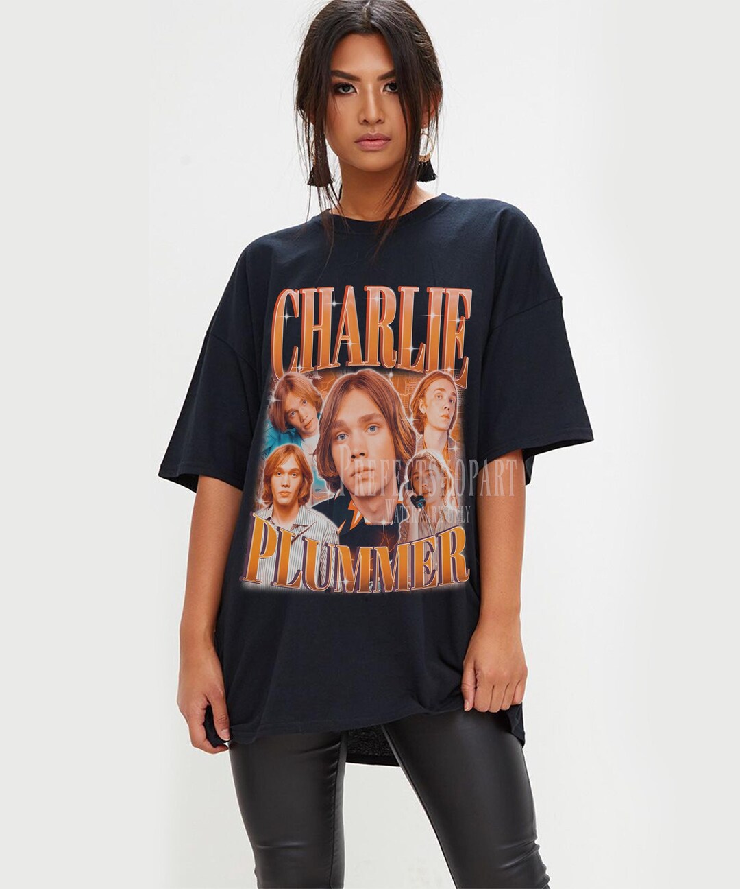 CHARLIE PLUMMER Vintage Shirt, Charlie Plummer Homage Tshirt, Charlie ...