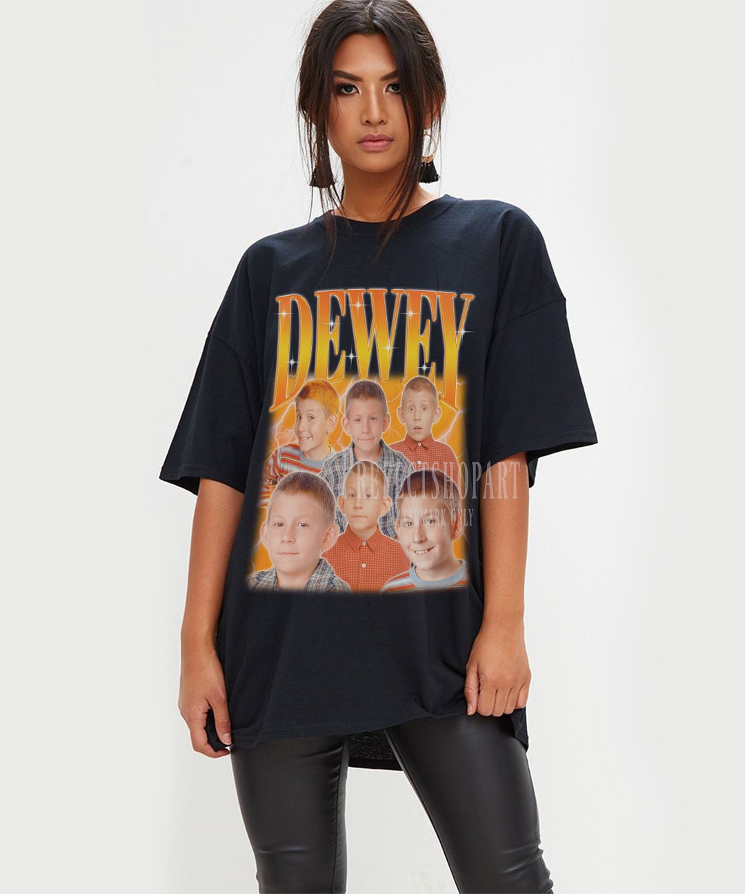 DEWEY Shirt, Dewey Homage T-shirt, Dewey Kenneth Wilkerson Malcolm in ...