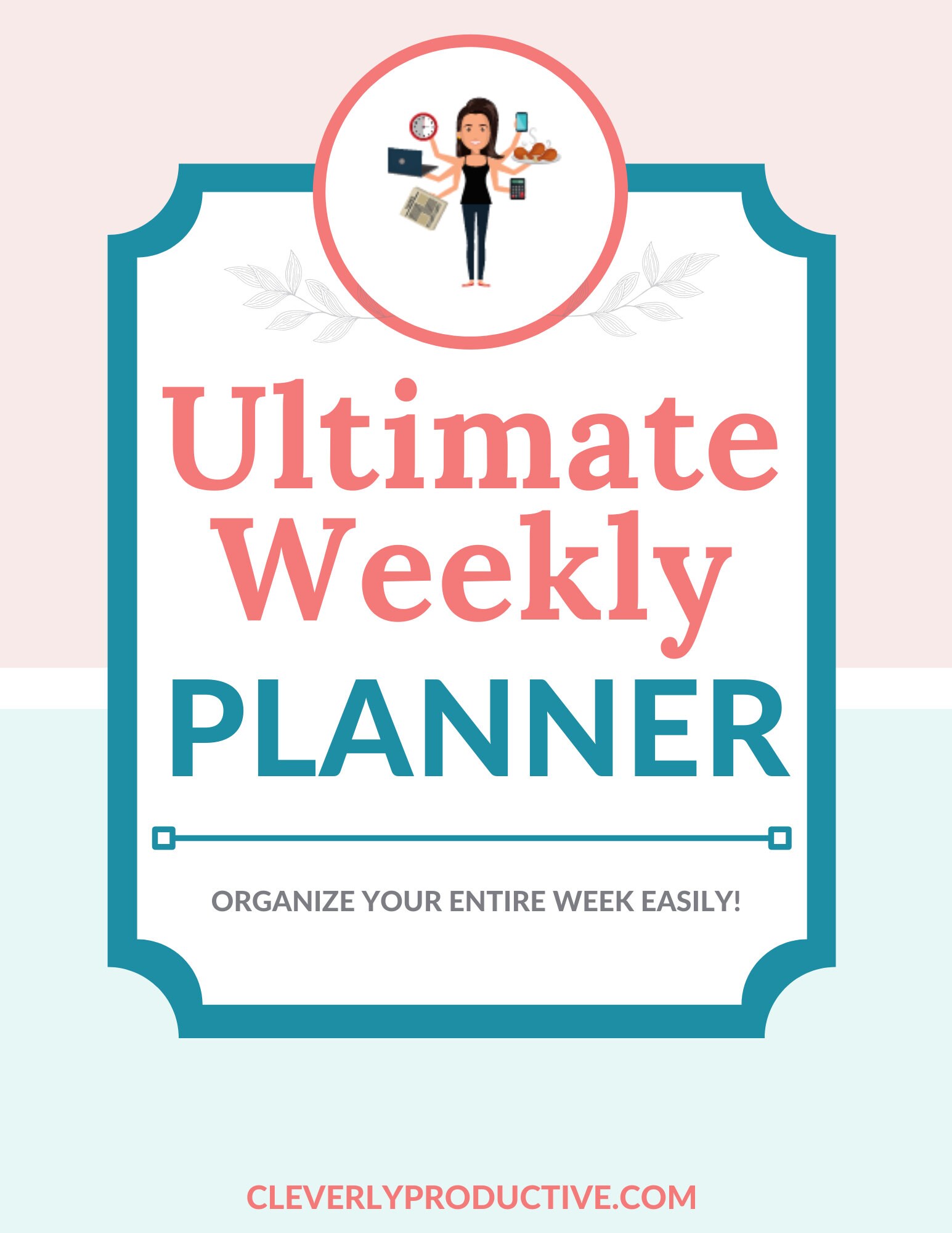 Ultimate Weekly Planner Printable Weekly Planner Digital - Etsy