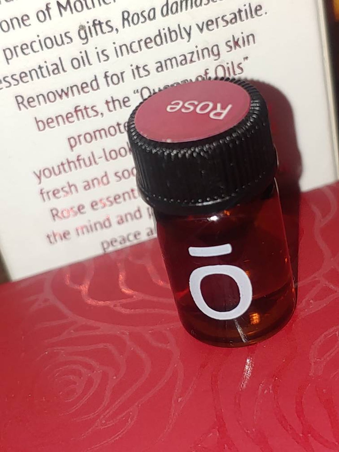 Doterra Rose Essential Oil 5/8 Dram 2ml Sample Bottle - Etsy