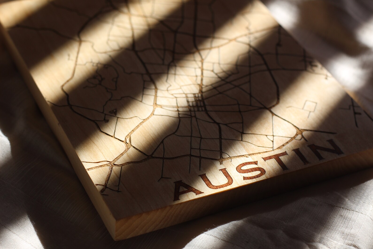 Laser Engraved City Map - Etsy