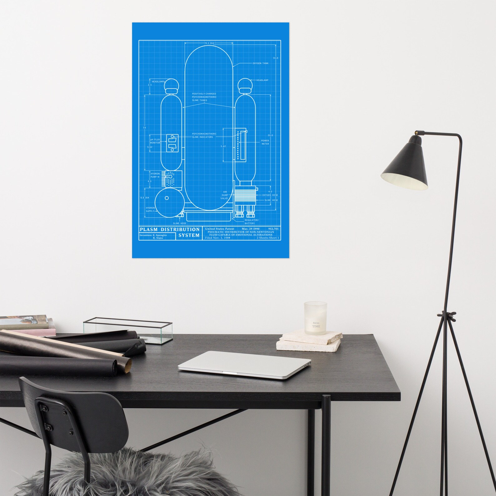 Ghostbusters Blueprint: Slime Blower - Etsy