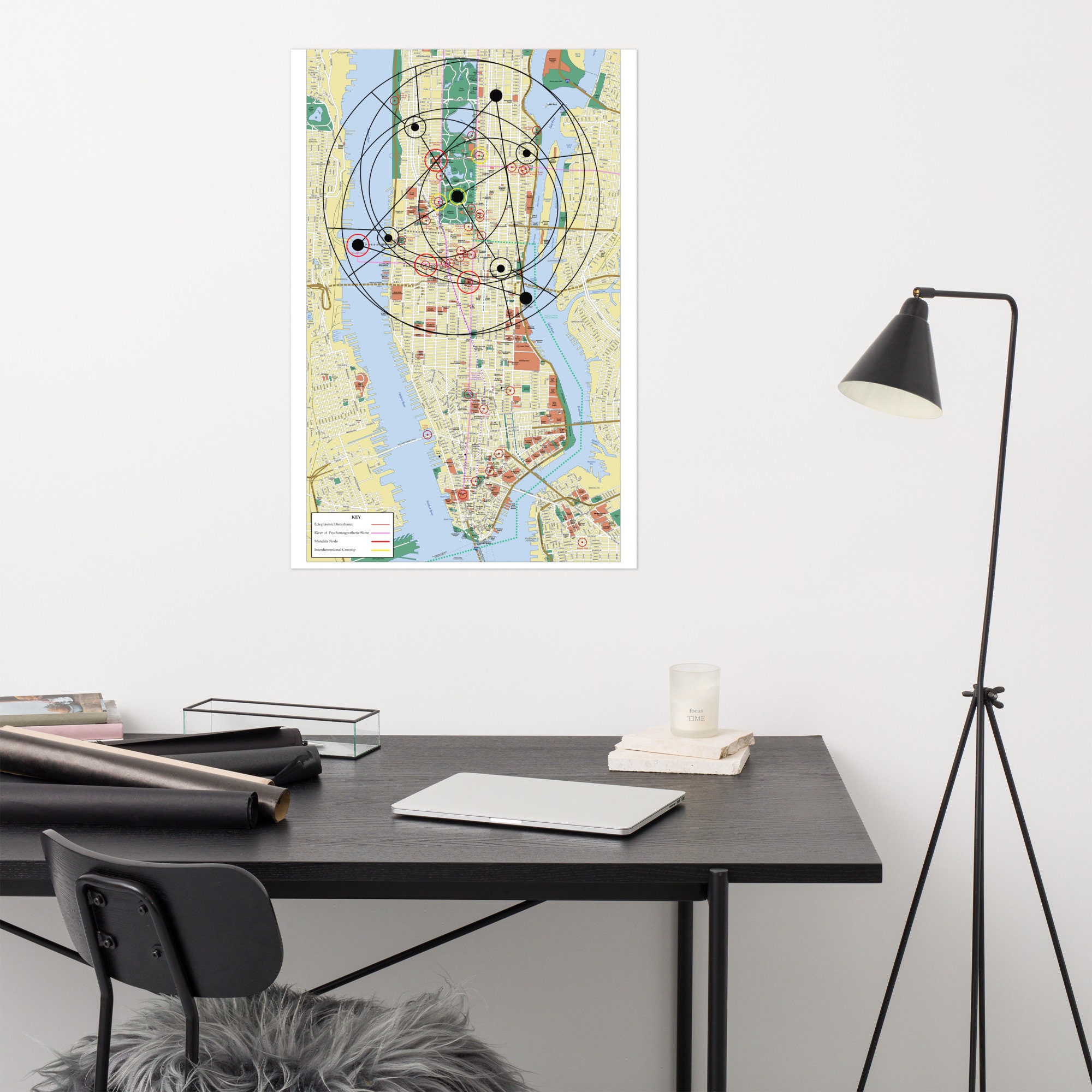 Ghostbusters Map | Etsy