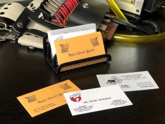 Ghostbusters Business Cards prop Replicas - Etsy