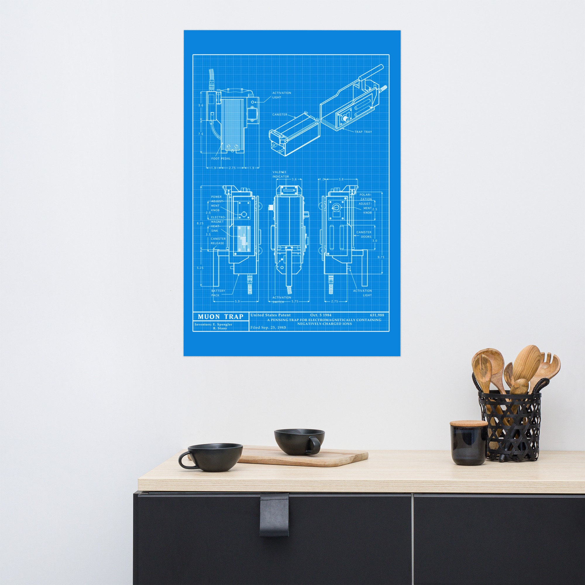 Ghostbusters Blueprint: Ghost Trap - Etsy