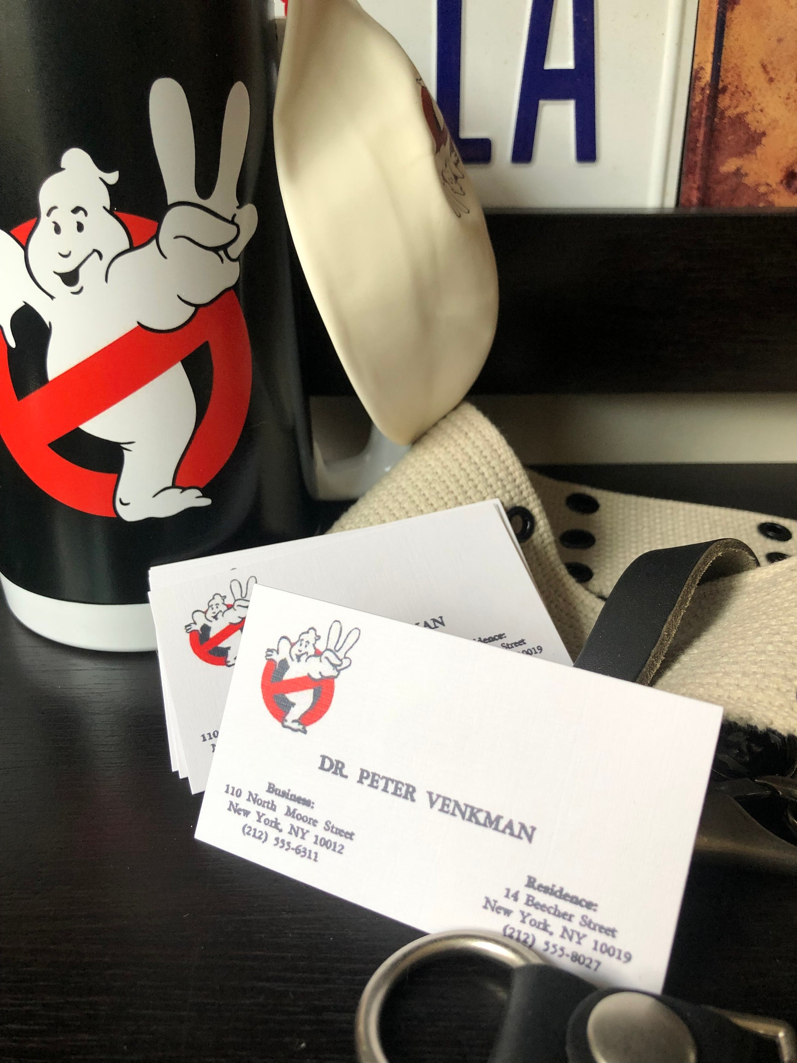Ghostbusters Business Cards prop Replicas - Etsy