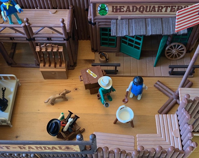 Playmobil Fort Randall 3419 - 1980 Western Civil War Vintage Toys ...