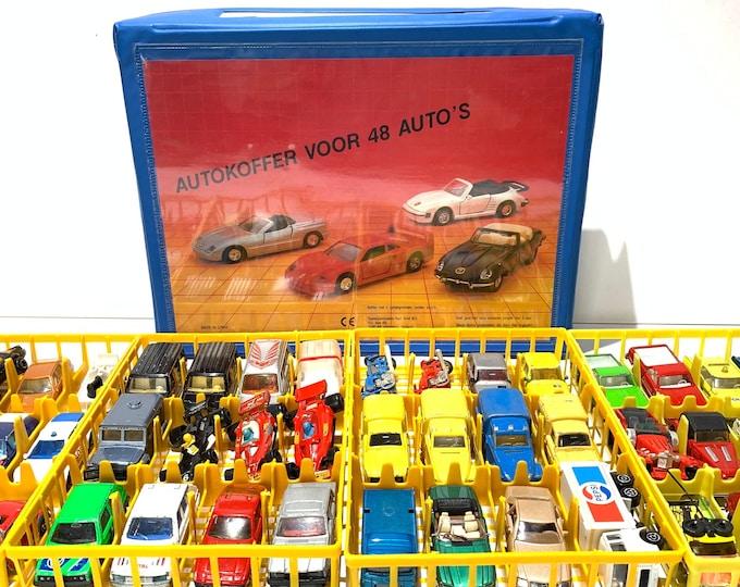 Majorette Collectors Case 48 Model Cars / Die Cast 1/64 With Chrysler ...