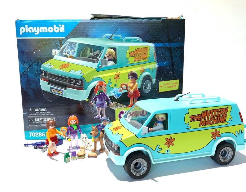 Playmobil Scooby Doo Bus - Mystery Machine 70286 With Velma, Fred and ...