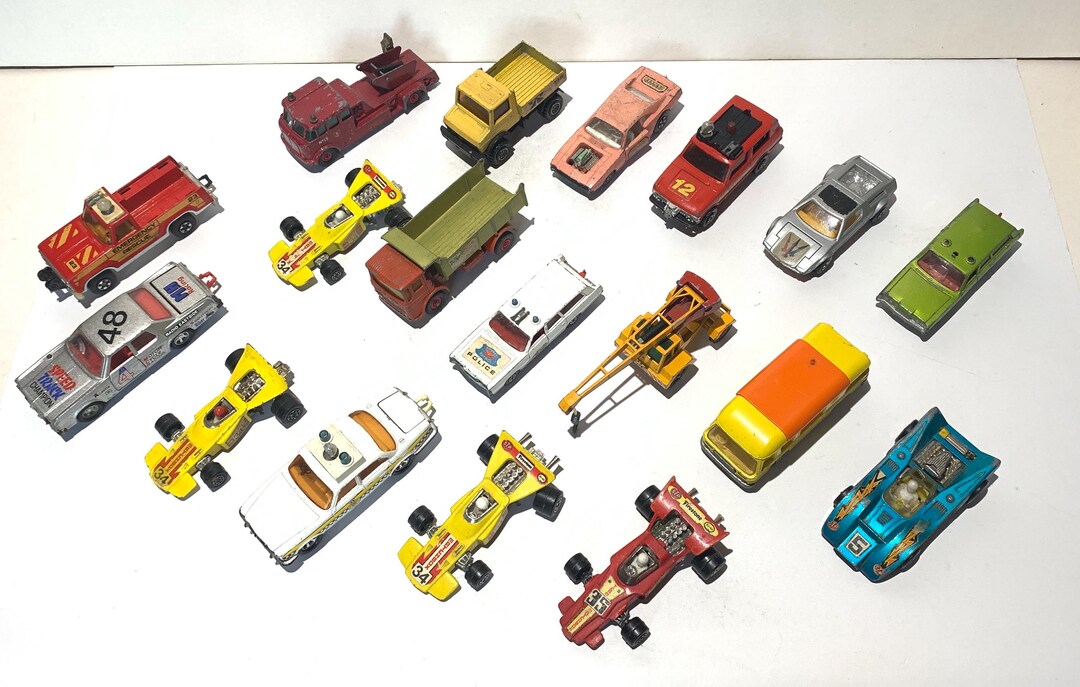 Matchbox Super Kings / Speed Kings Vintage Collection of 18 Model Cars ...