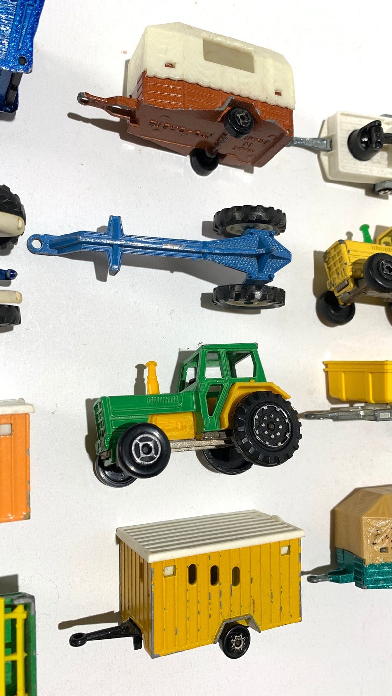 Majorette Model Cars / Tractors and Trailers / Diecast 1/64 / 12 Pieces ...
