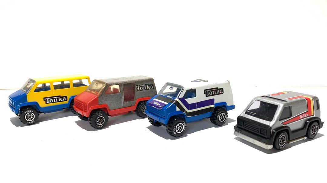Tonka Collection US Van 4 Vintage Cars 1970s Birthday Present Dad / Son ...