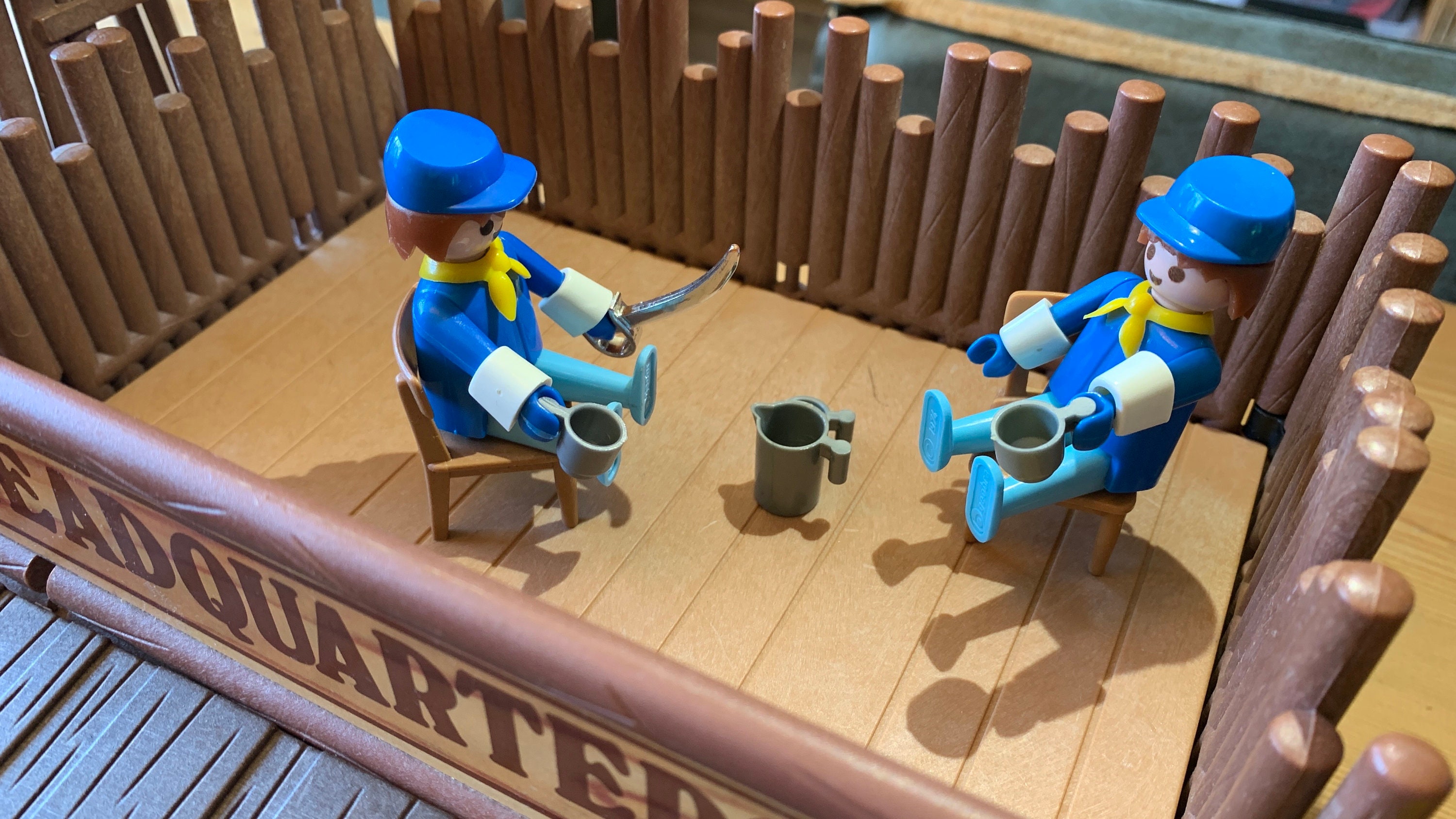 Playmobil Fort Randall 3419 1980 Western Civil War Vintage Toys / With ...