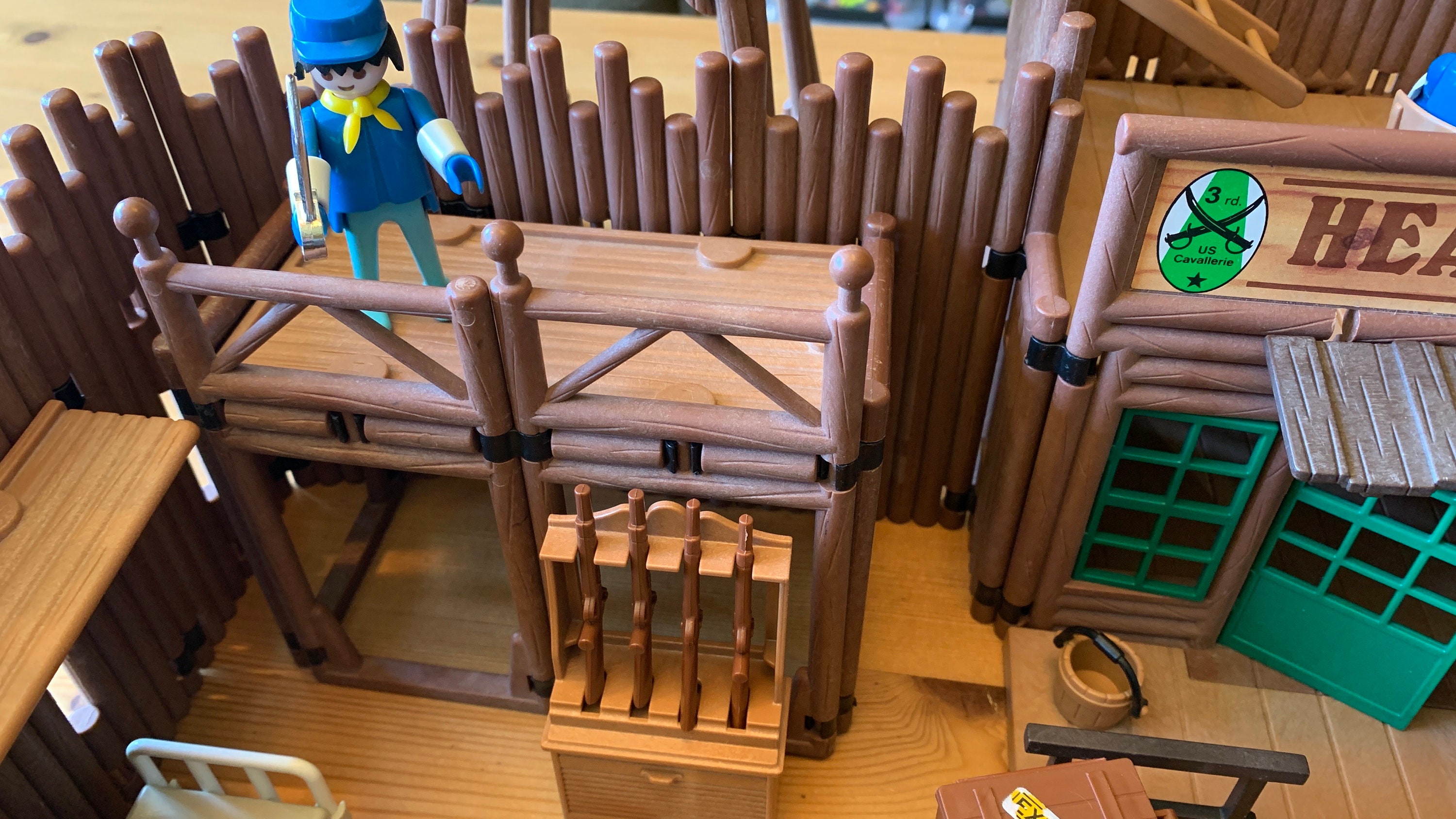 Playmobil Fort Randall 3419 1980 Western Civil War Vintage Toys / With ...