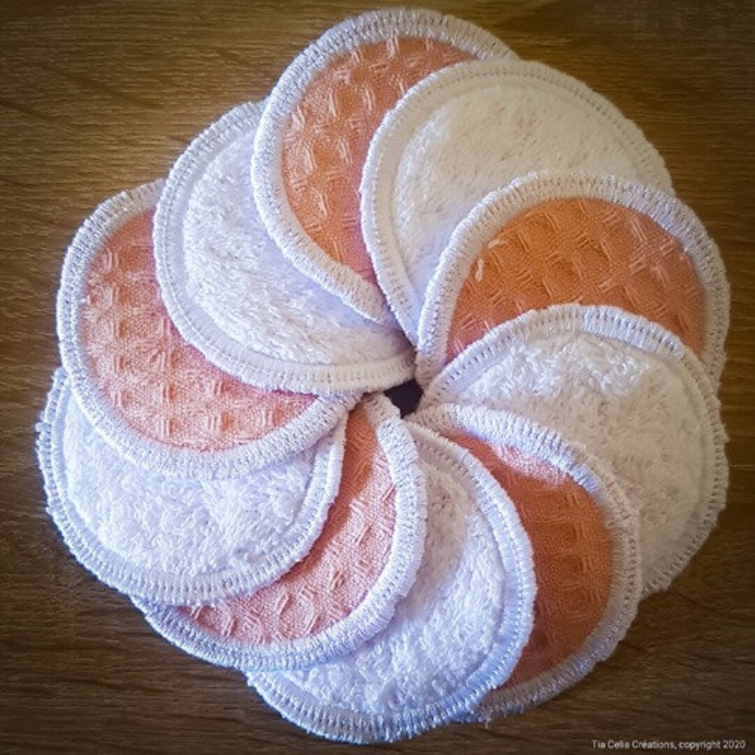 Machine Embroidery Pattern Washable Makeup Remover Discs 55mm - Etsy