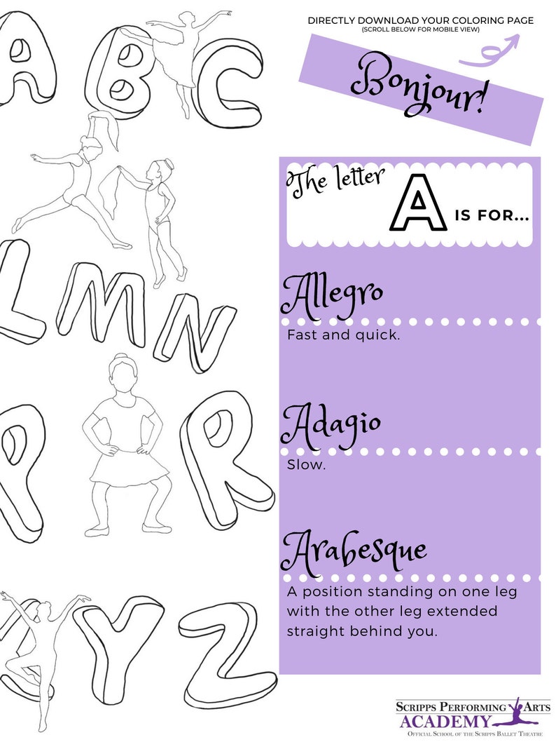 ABC, Dance With Me! Module I: A,B,C,D, Review Week ABCD (5 Weeks) - Etsy