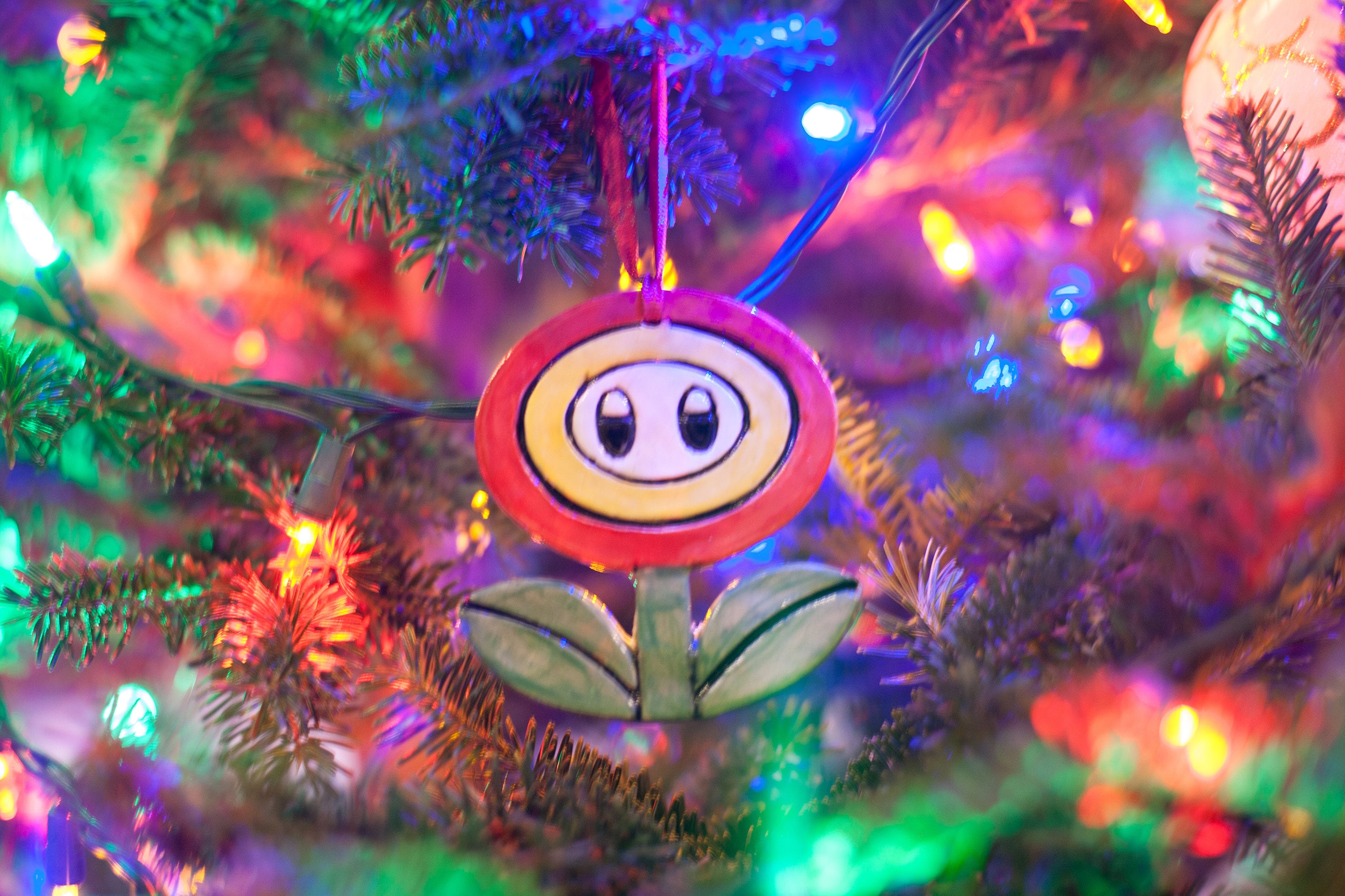 Super Mario Inspired Christmas Ornaments - Etsy