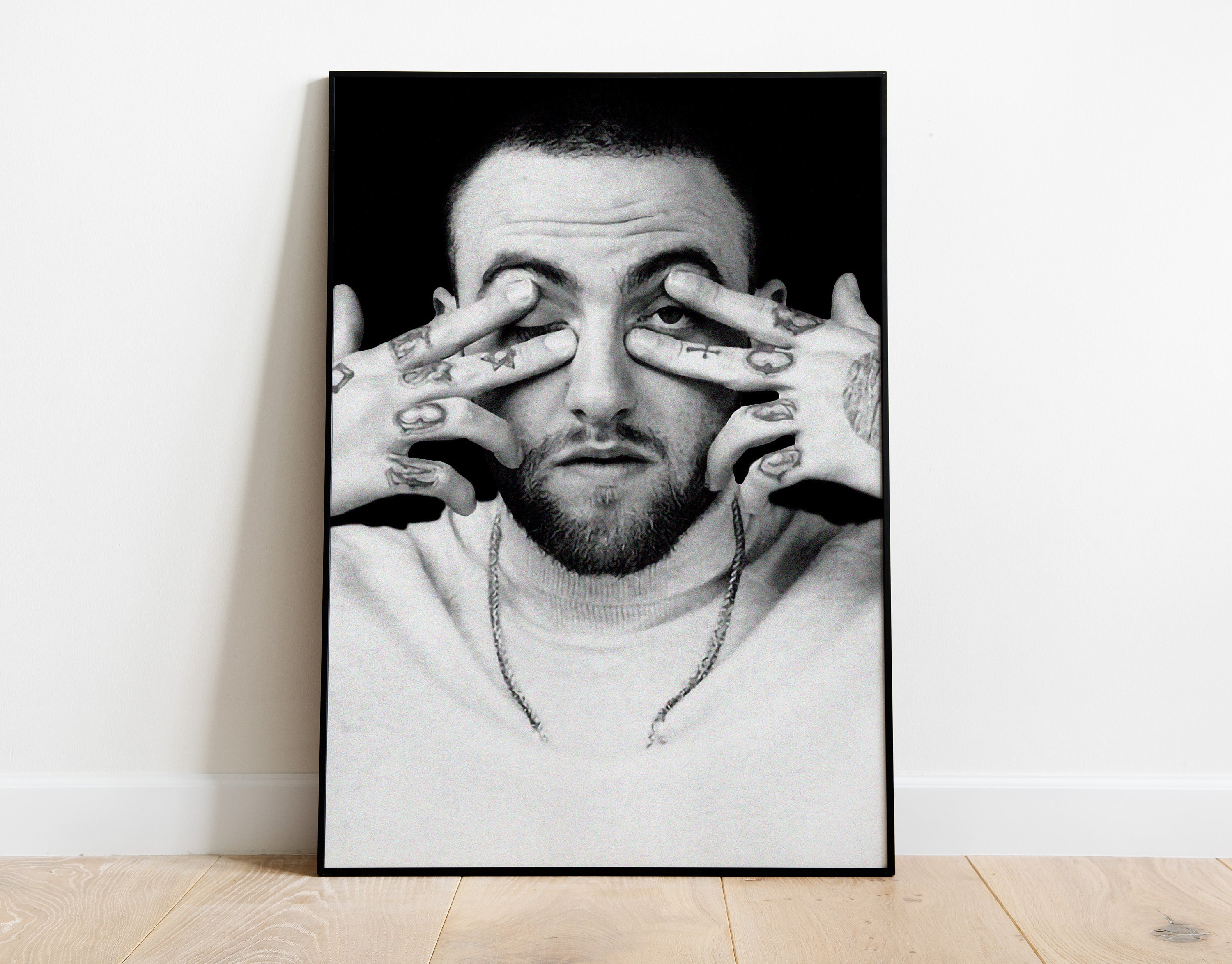 Mac Miller Black And White