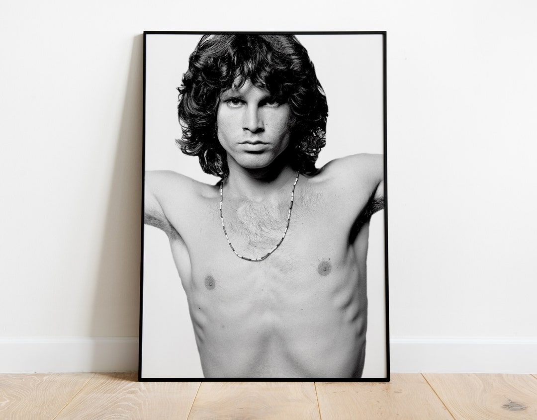 Vintage Jim Morrison Poster Black and White the Doors Print - Etsy