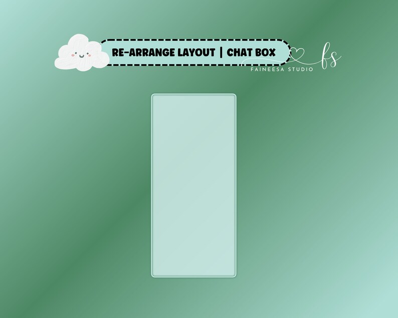 Mint Choco Animated Twitch OBS Stream Overlay Package Streamer Vtuber ...