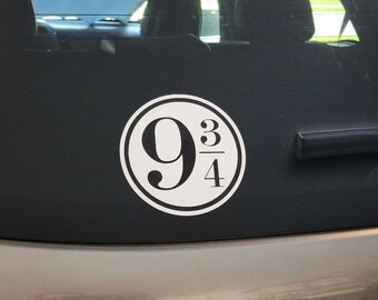 Platform 9 3 4 Decal - Etsy