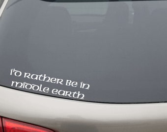 Middle Earth Decal - Etsy