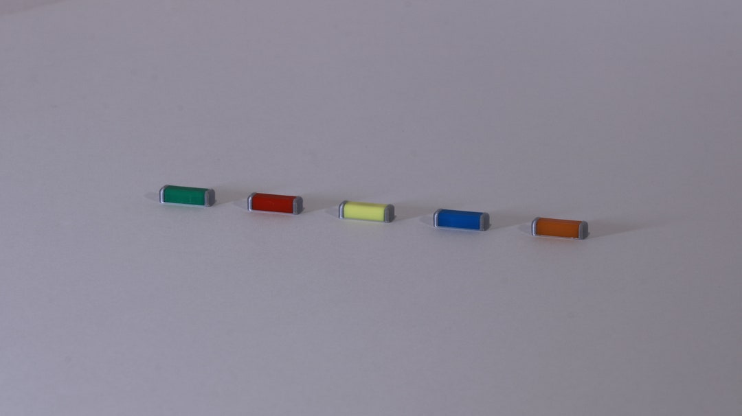 Magnetic Rock Band Notes/gems (1x of Each) - Etsy