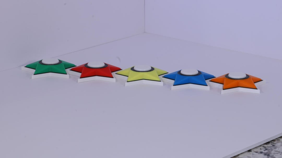 Big Guitar Hero Star Power Notes/gems (1-of-each) - Etsy