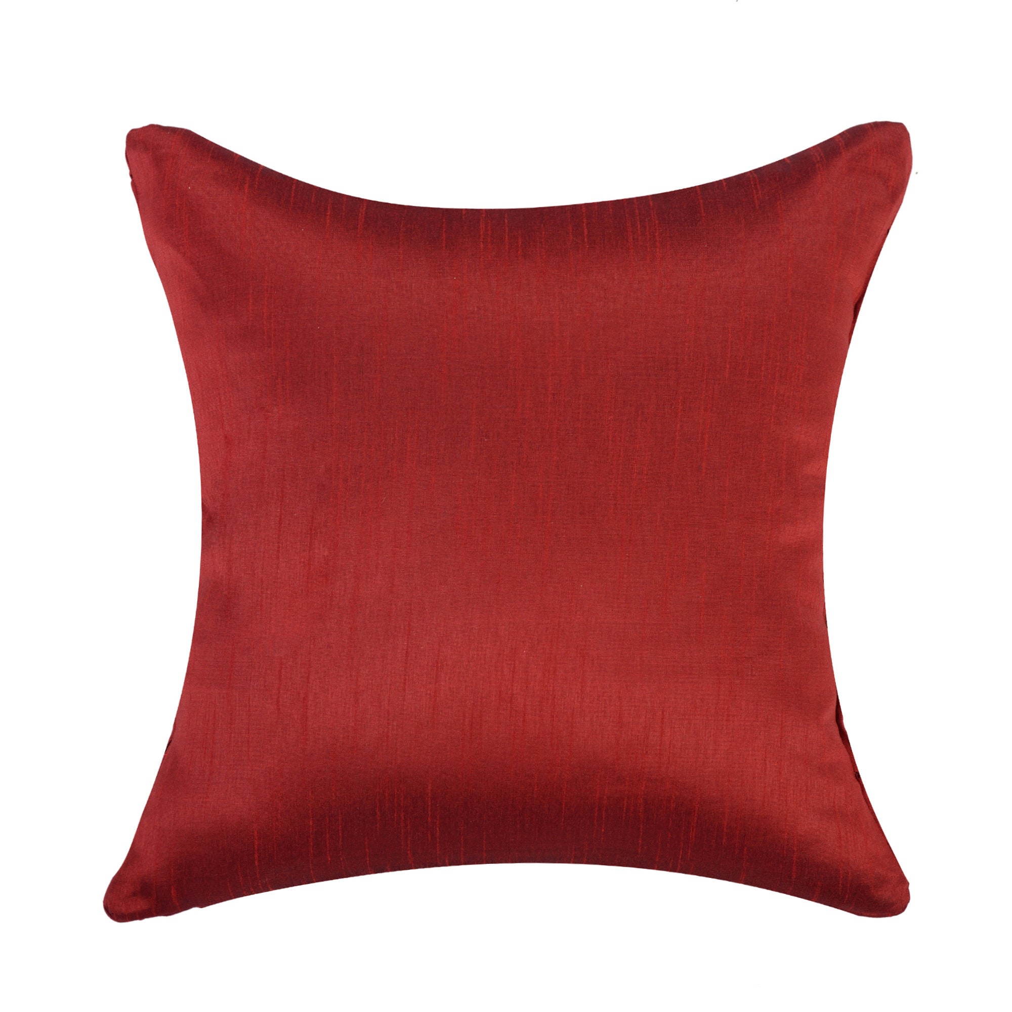 Red Decorative Pillow Covers, Red Embroidered Cushion Covers ...