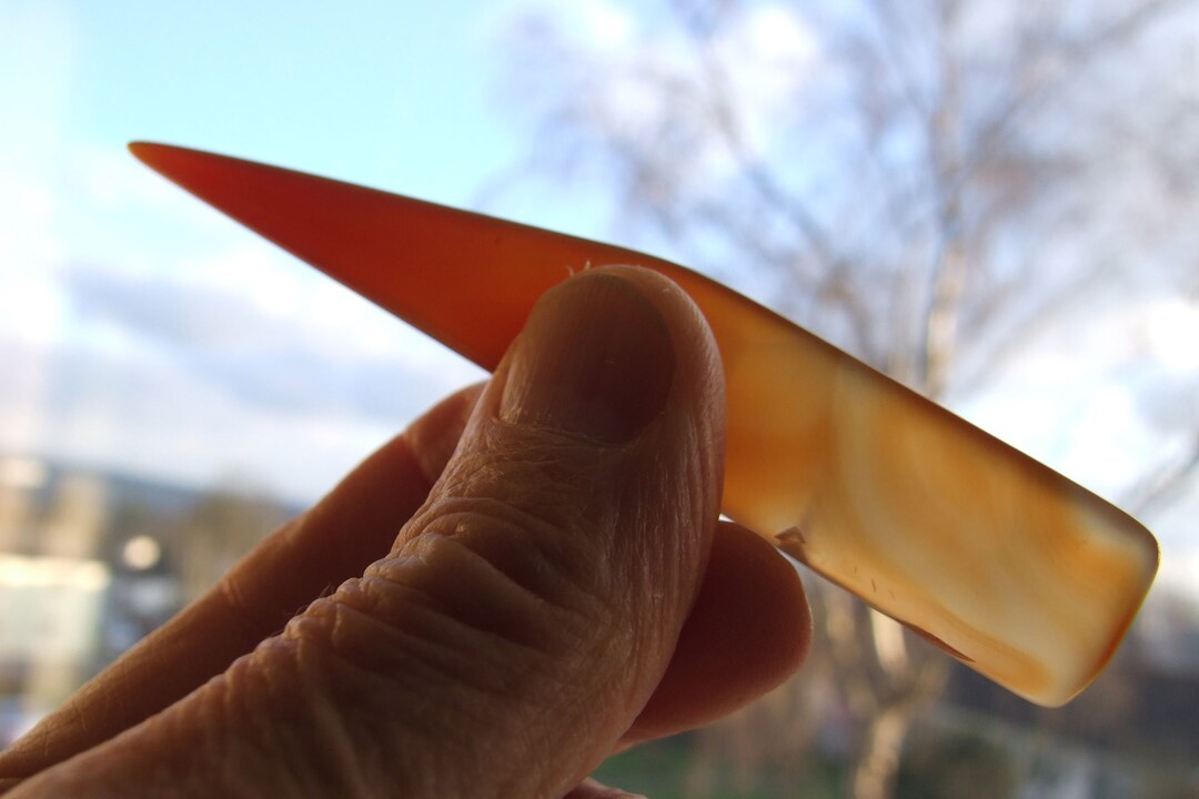 Folder Creaser Natural Stone Agate 9, 10 or 11 Cm Scoring Tool Ideal ...