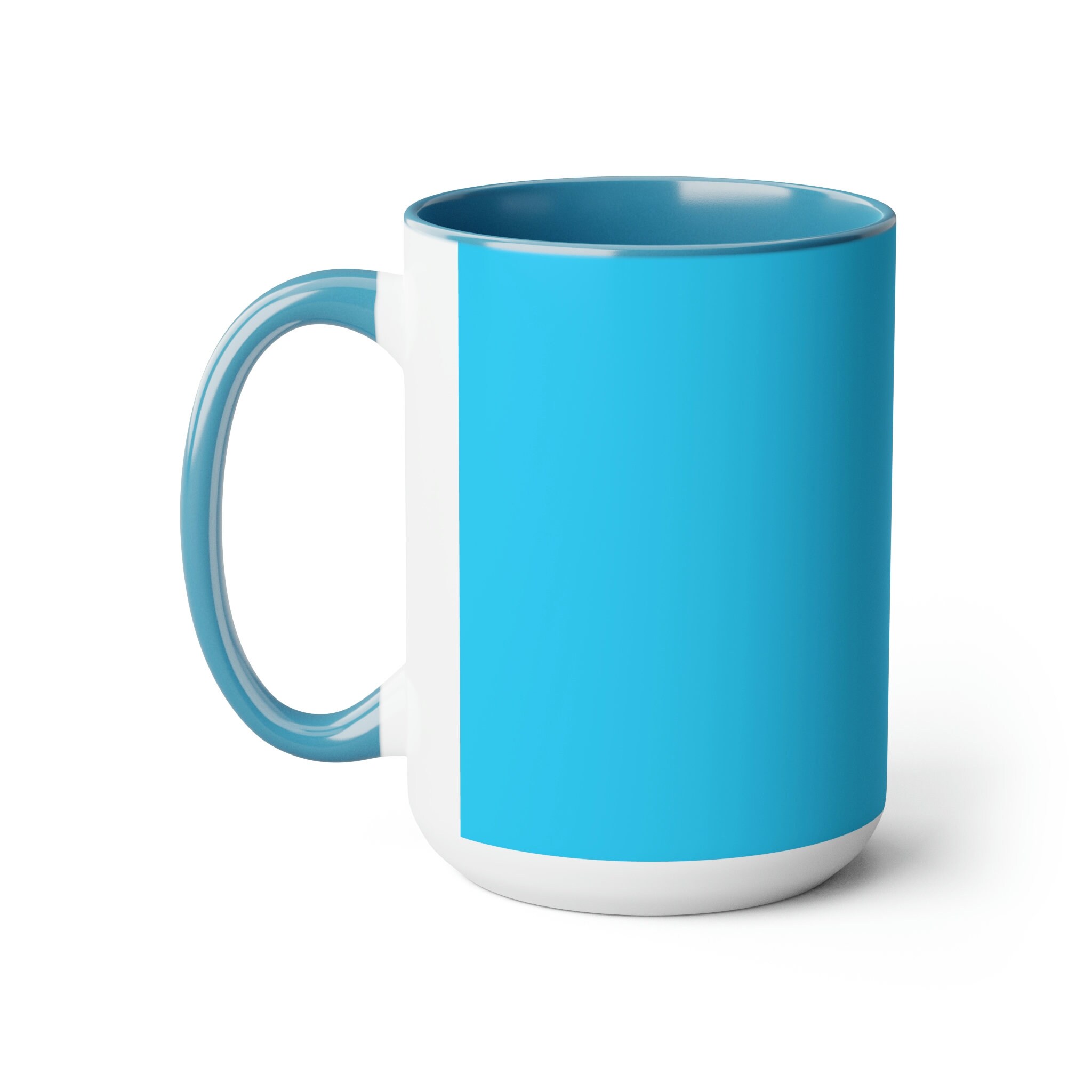 Cartoon Portrait Coffee Mug Two Tone Coffee Mugs 15oz Mug With