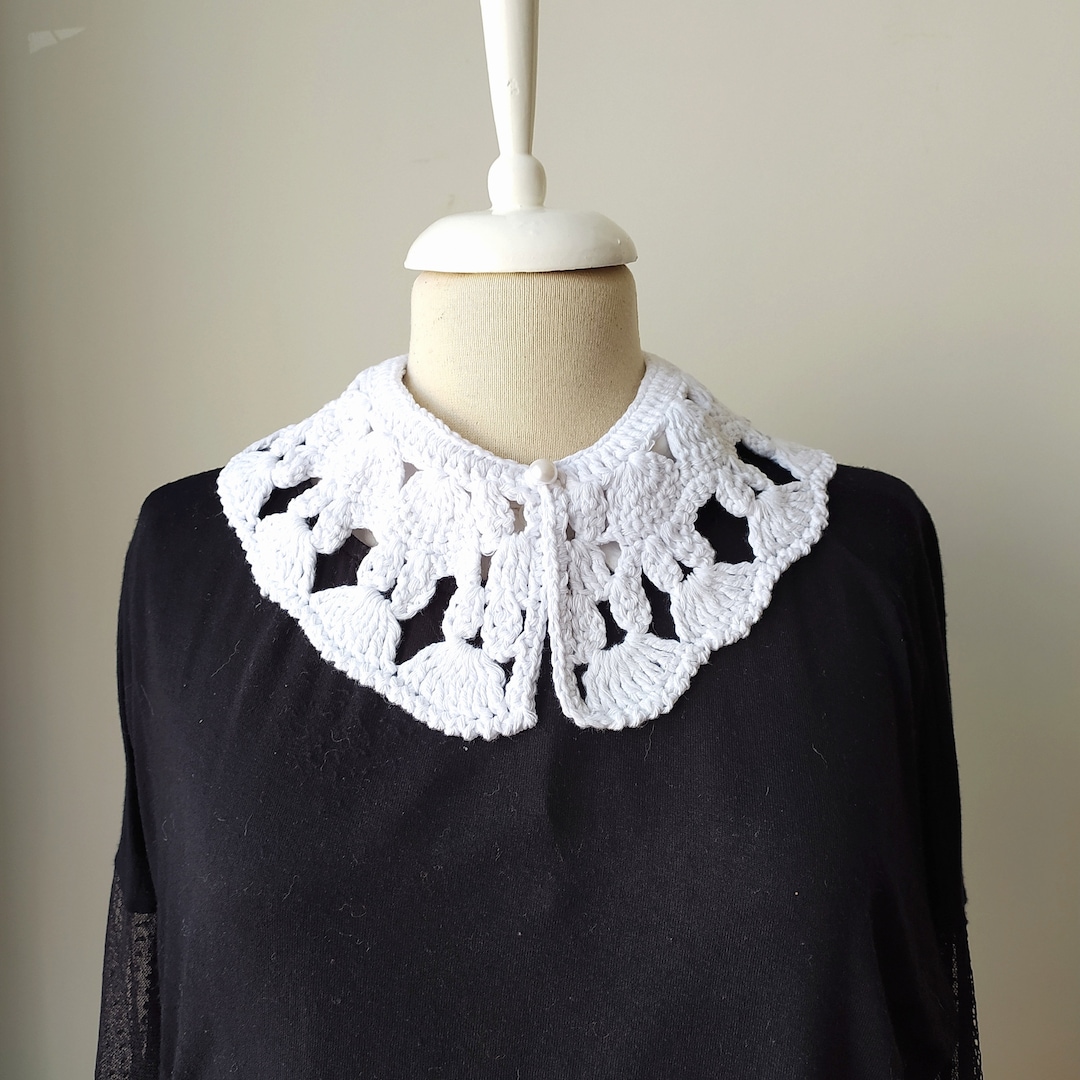 Crochet Collar and Cuffs, Knitted Collar and Cuffs, Gothic Lace Chokers ...