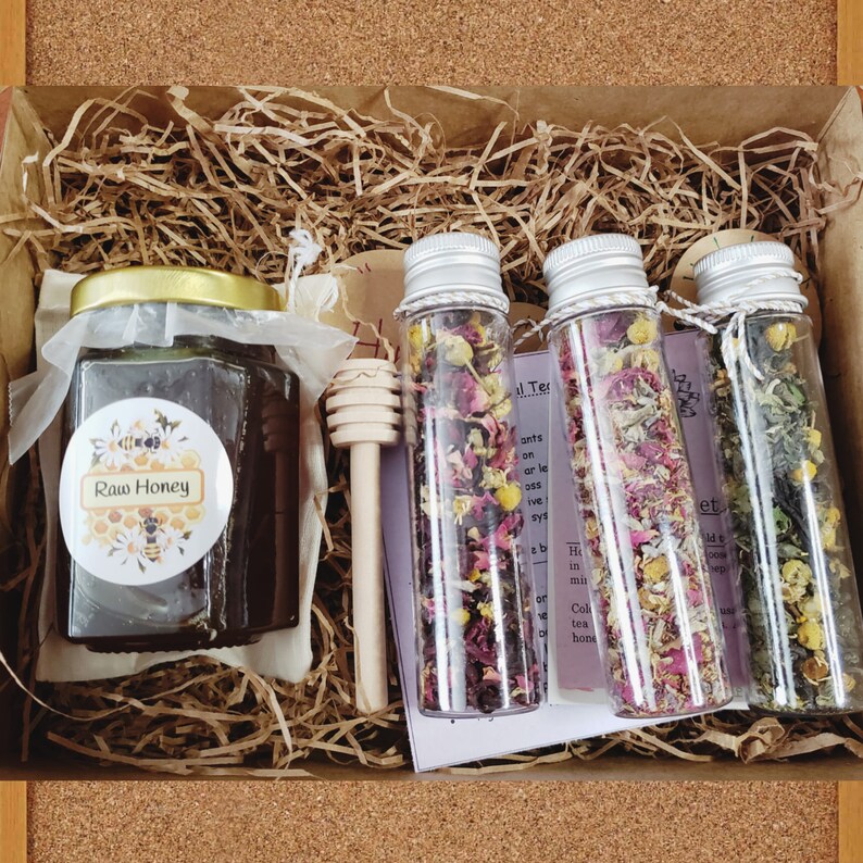 Herbal Gift Box Set/ Organic Herbal Tea/ Herbal Set/ Tea - Etsy