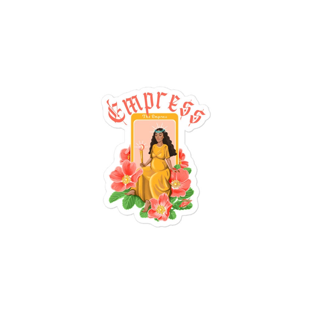 Empress Sticker the Empress Tarot Mystical Stickers Tarot Stickers ...