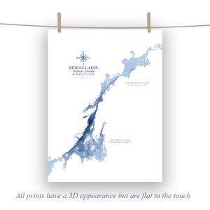 Rideau Lakes | Big Rideau Lake | Lower Rideau Lake | Bathymetric Map ...