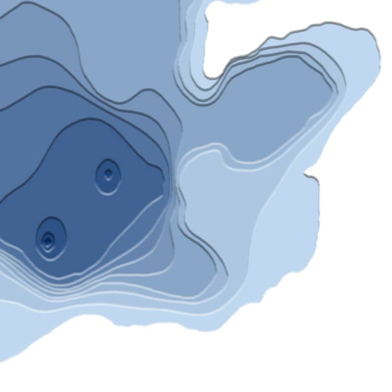 Ril Lake Ontario Bathymetric Map Lake Depth Print - Etsy Canada