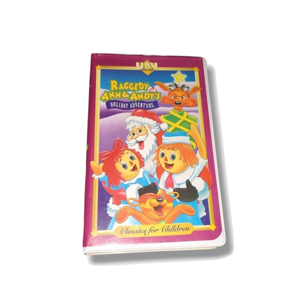 UAV GOLD Raggedy Ann & Andy's Holiday Adventure VHS Clamshell Case ...