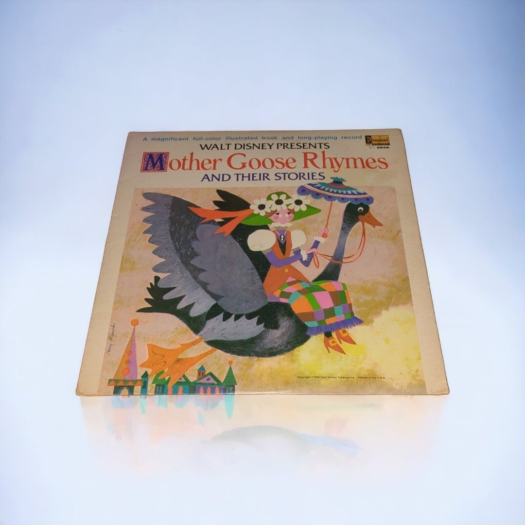 Walt Disney Mother Goose Rhymes & Their Stories W. Booklet - Etsy