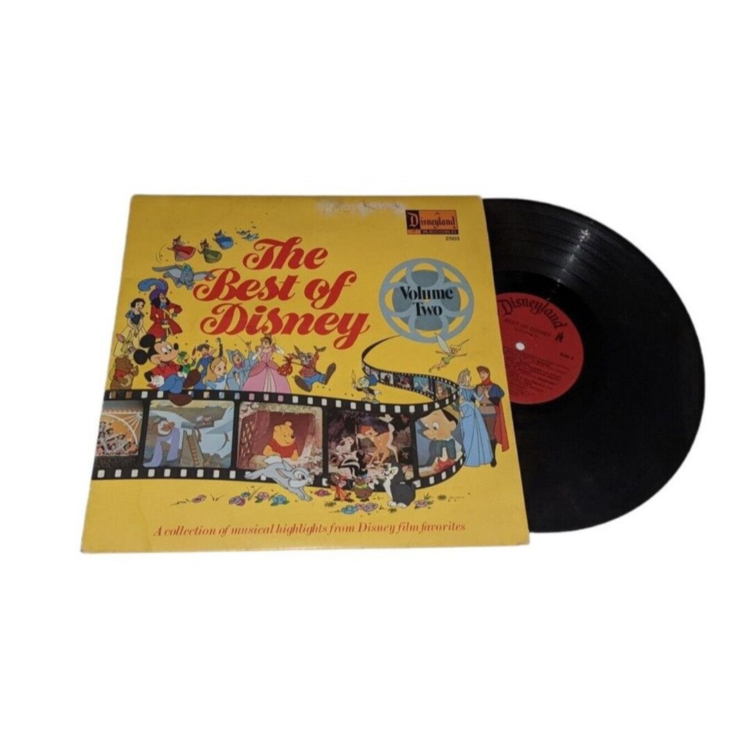 Vintage 1978 Full Size Record the Best of Disney Volume Two - Etsy