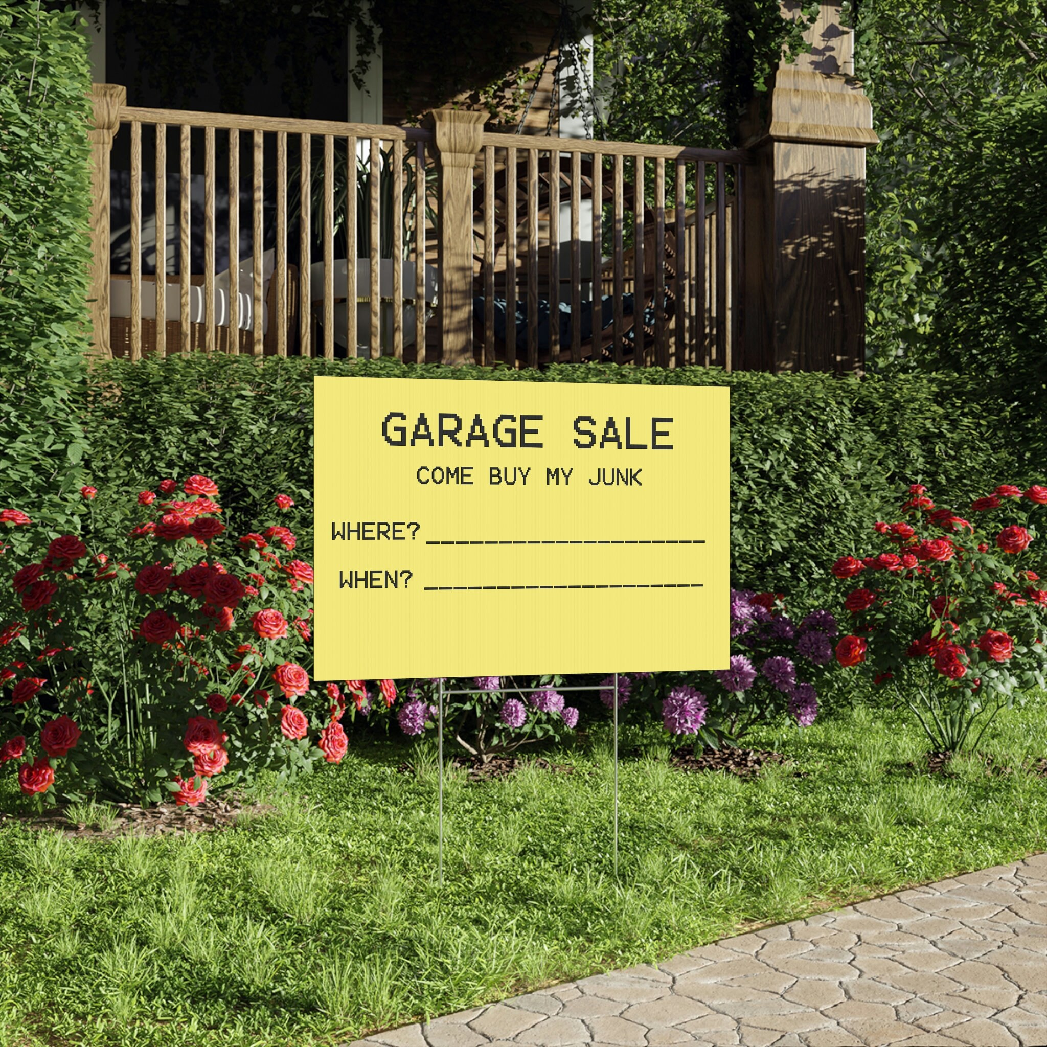 Funny Garage Sale Junk Yard Sign - Etsy